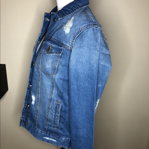 bp | Jackets & Coats | Bp Oversized Denim Trucker Jacket | Poshmark